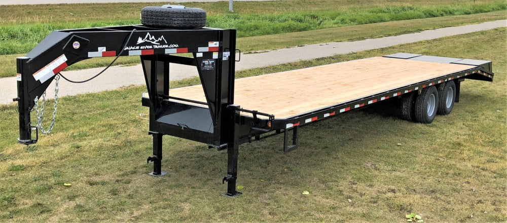 Snake River 32′ Gooseneck Flatdeck Trailer *Can Be Ordered* – Magnum ...