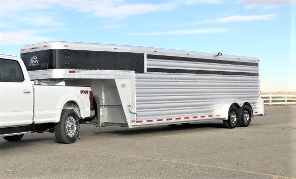 Platinum Coach 7' × 25' Gooseneck Stock Combo Trailer *Can Be Ordered ...
